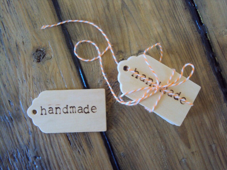 Handmade Gift Tags Rustic Farmhouse Hang Tags Boutique | Etsy