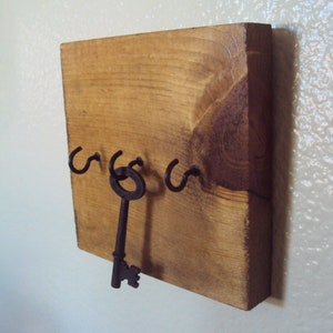 Small Wood Key Holder Rustic Chic Herb Drying Rack Rustic Industrial ...