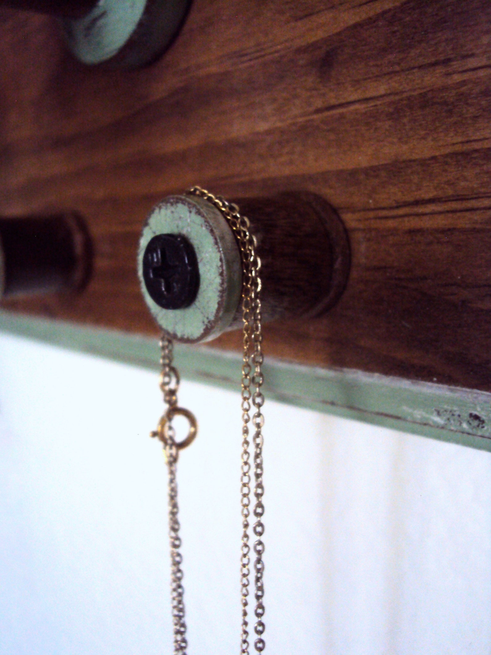 Wood Spool Jewelry Rack Bohemian Entryway Key Holder | Etsy