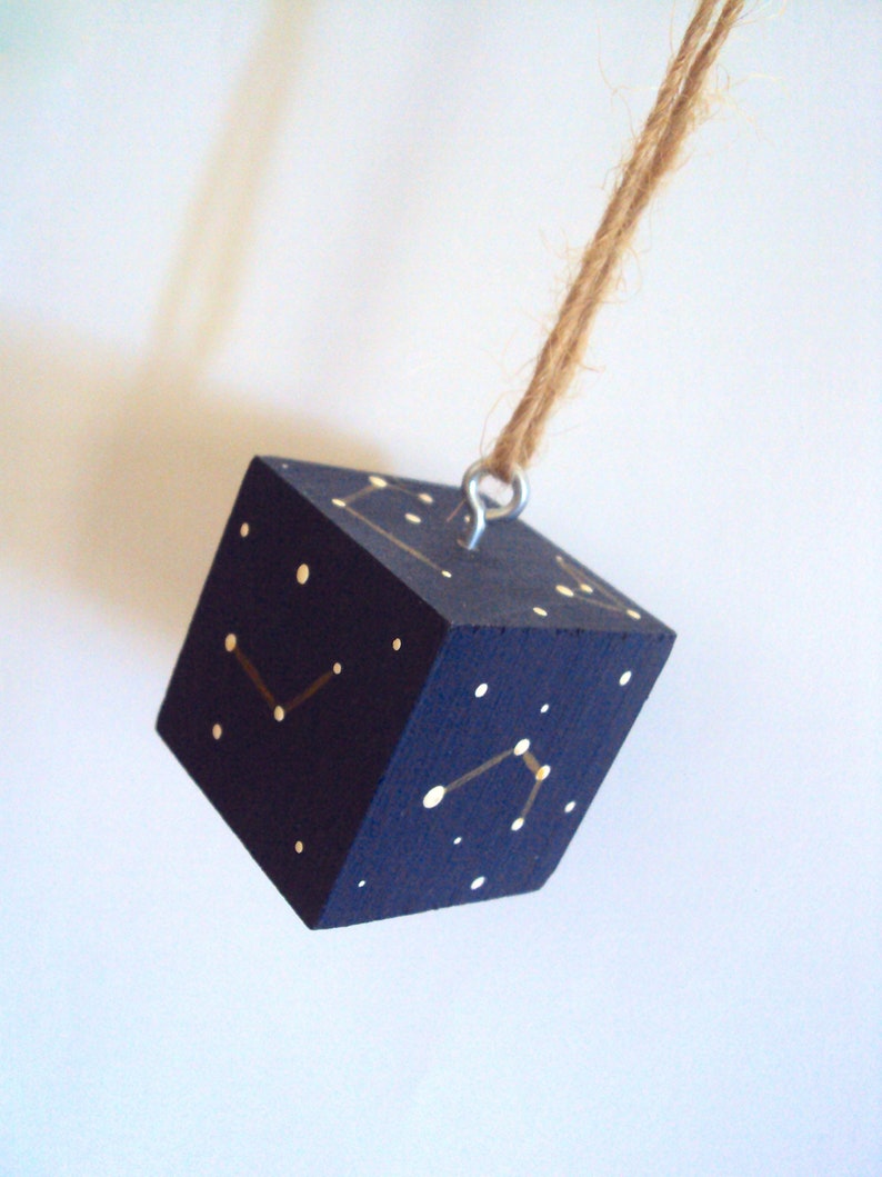 Constellation Cube Ornament Celestial Stars Sky Decor | Etsy