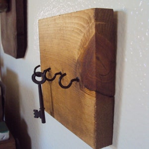 Small Wood Key Holder Rustic Chic Herb Drying Rack Rustic Industrial ...
