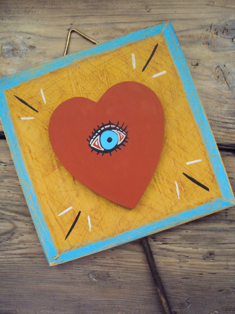 Voodoo Gypsy Wall Hook Evil Eye Wall Art Colorful Bohemian - Etsy