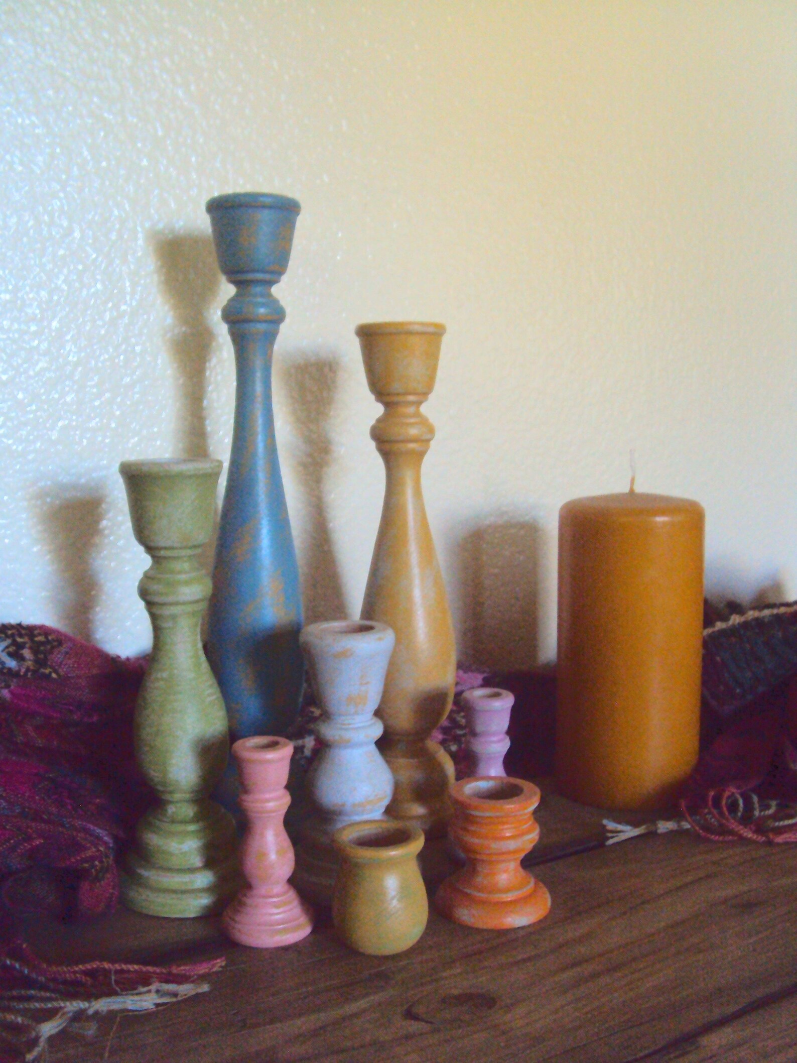 8 Piece Hippie Candle Holder Set Gypsy Bedroom Decor | Etsy