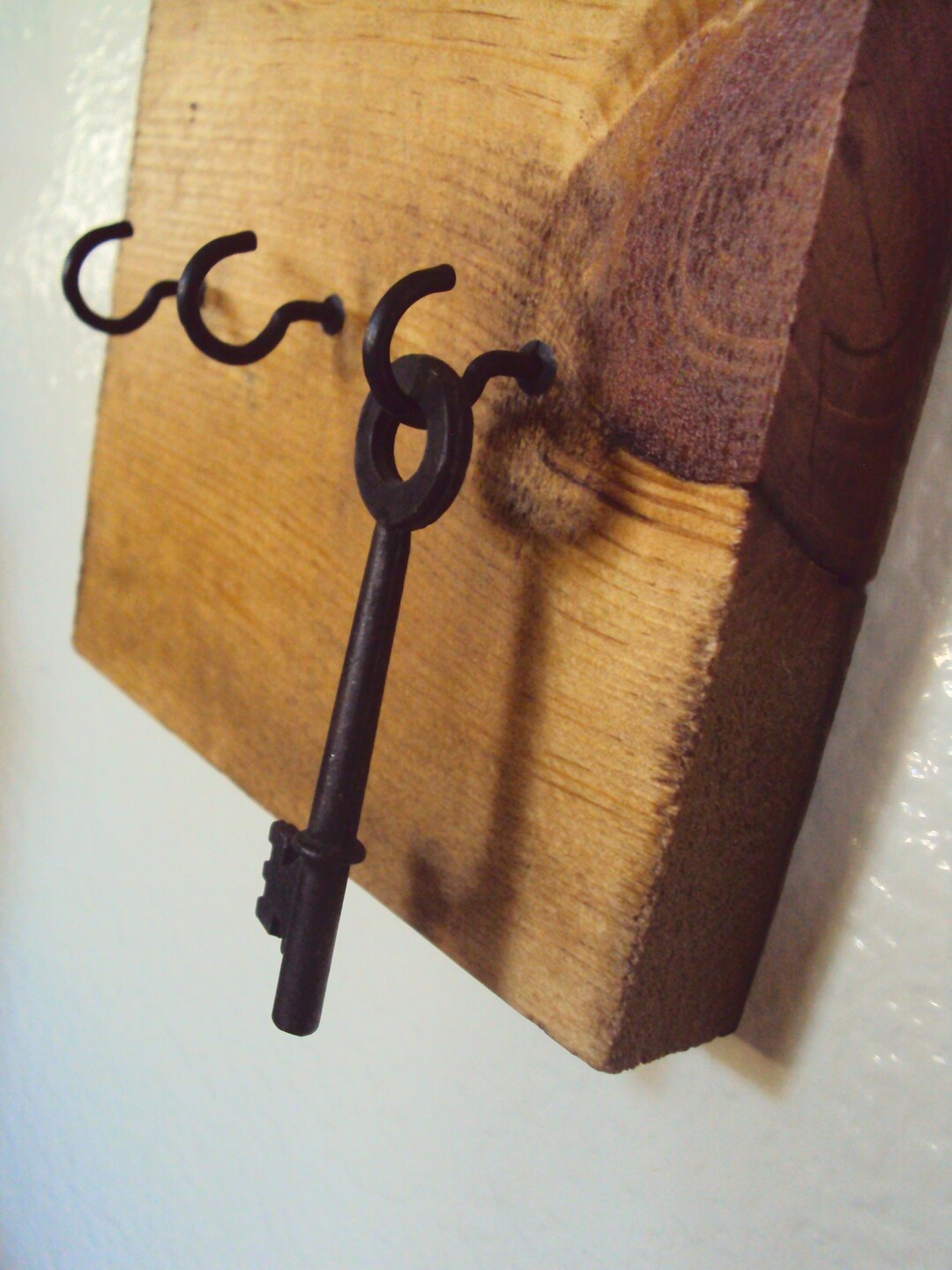 Small Wood Key Holder Rustic Chic Herb Drying Rack Rustic Industrial ...