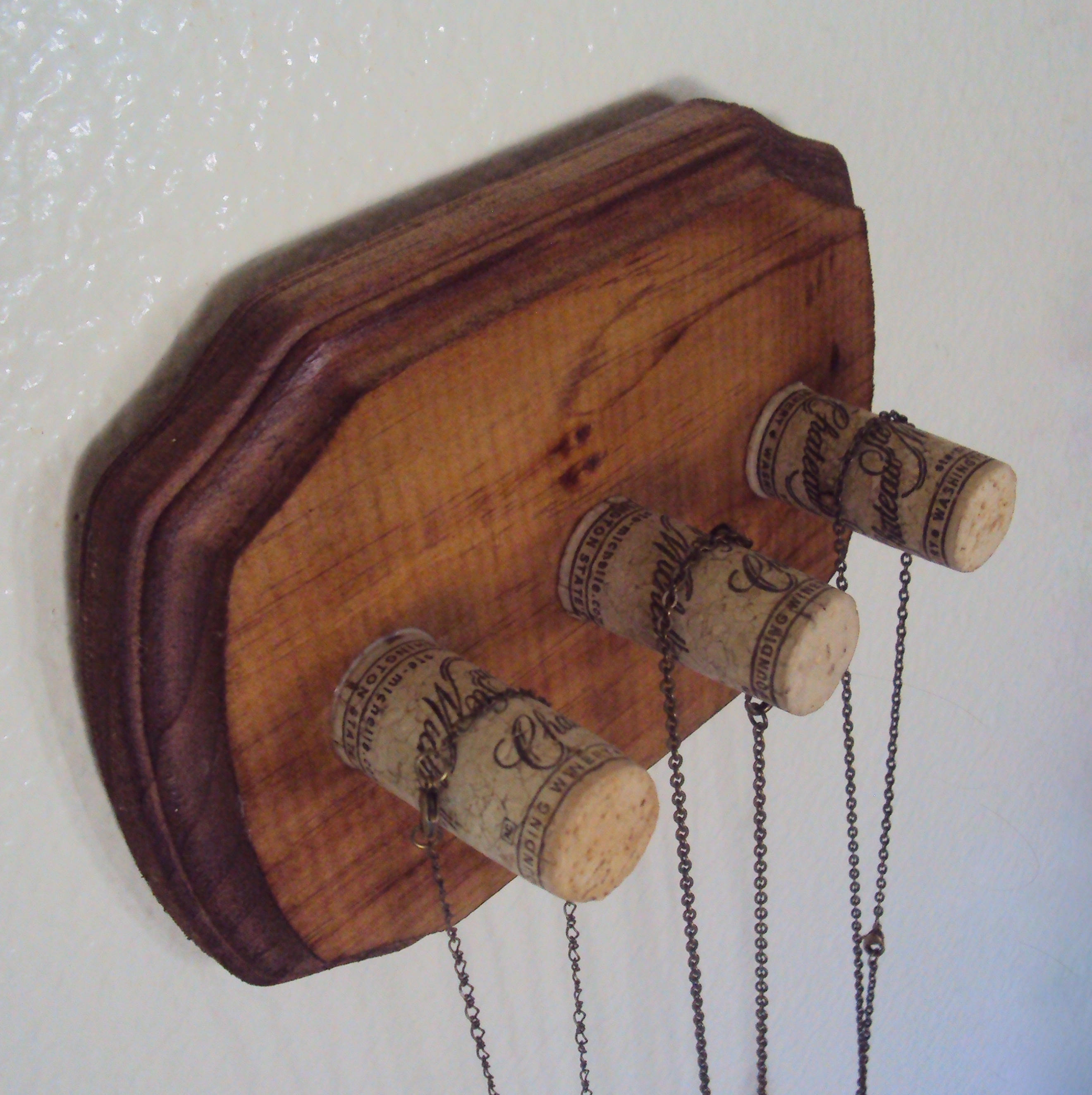 Rustic Gypsy Jewelry Display Bohemian Necklace Holder Wood | Etsy