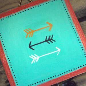 Tribal Arrow Wall Hanger - Modern Southwestern Decor - Boho Hat Hook ...