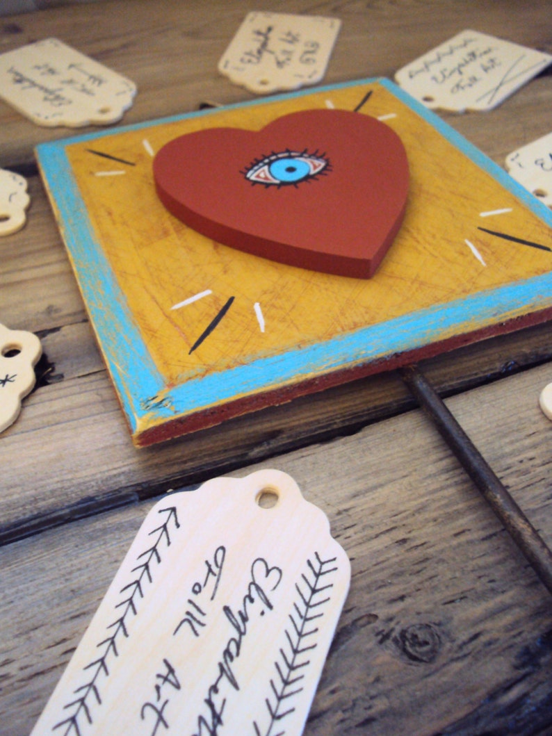 Voodoo Gypsy Wall Hook Evil Eye Wall Art Colorful Bohemian - Etsy