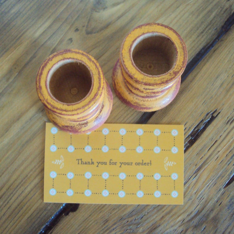 Small Primitive Candle Cups Fall Hostess Gift Rustic | Etsy