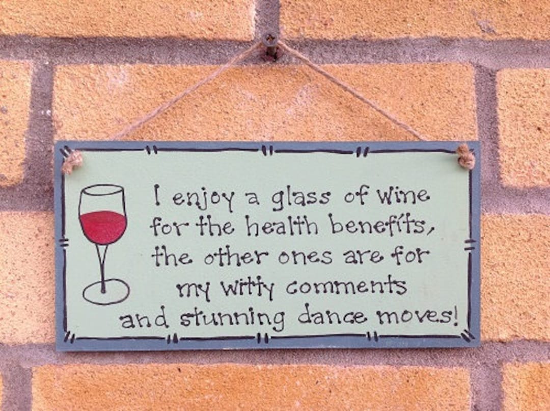 Wine Sign Plaque-handmade-personalised-funny Quote-gift - Etsy