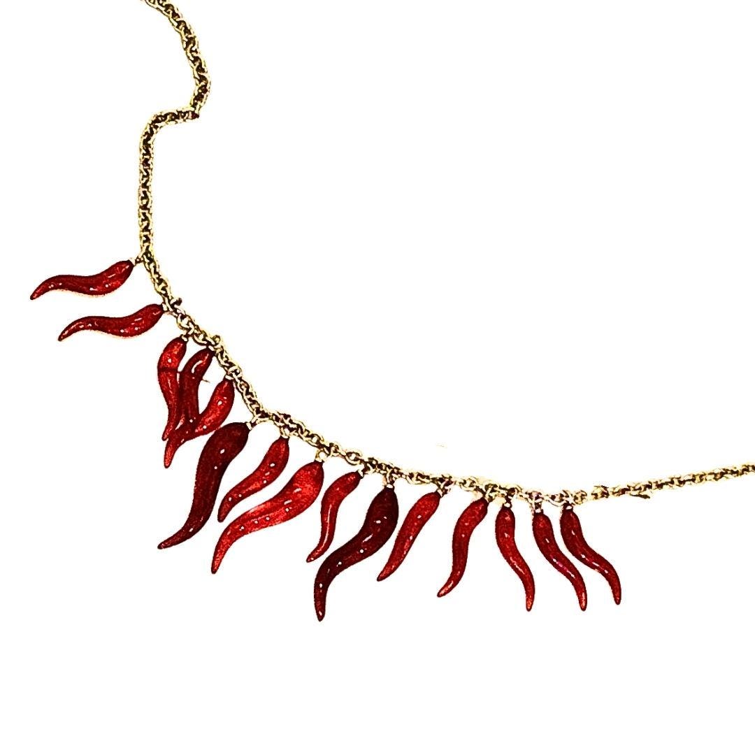 Adreani Gioielli Vintage| Lucite Mixed Horns Necklace| Italian Design ...