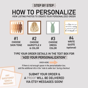 Personalized Graduate and Mom Portrait Art PRINT | Graduation, Mother ...