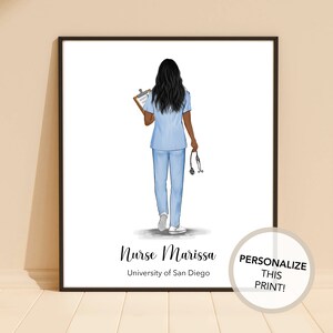 Nursing Degree Graduation Personalized Print | 2026 Graduate Gift ...