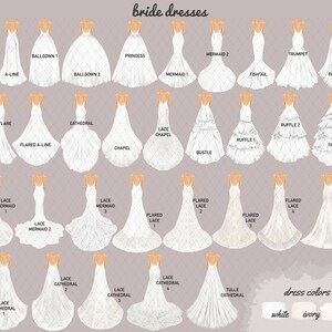 Personalized Bride and Bridesmaids Art Bride Bridesmaid - Etsy