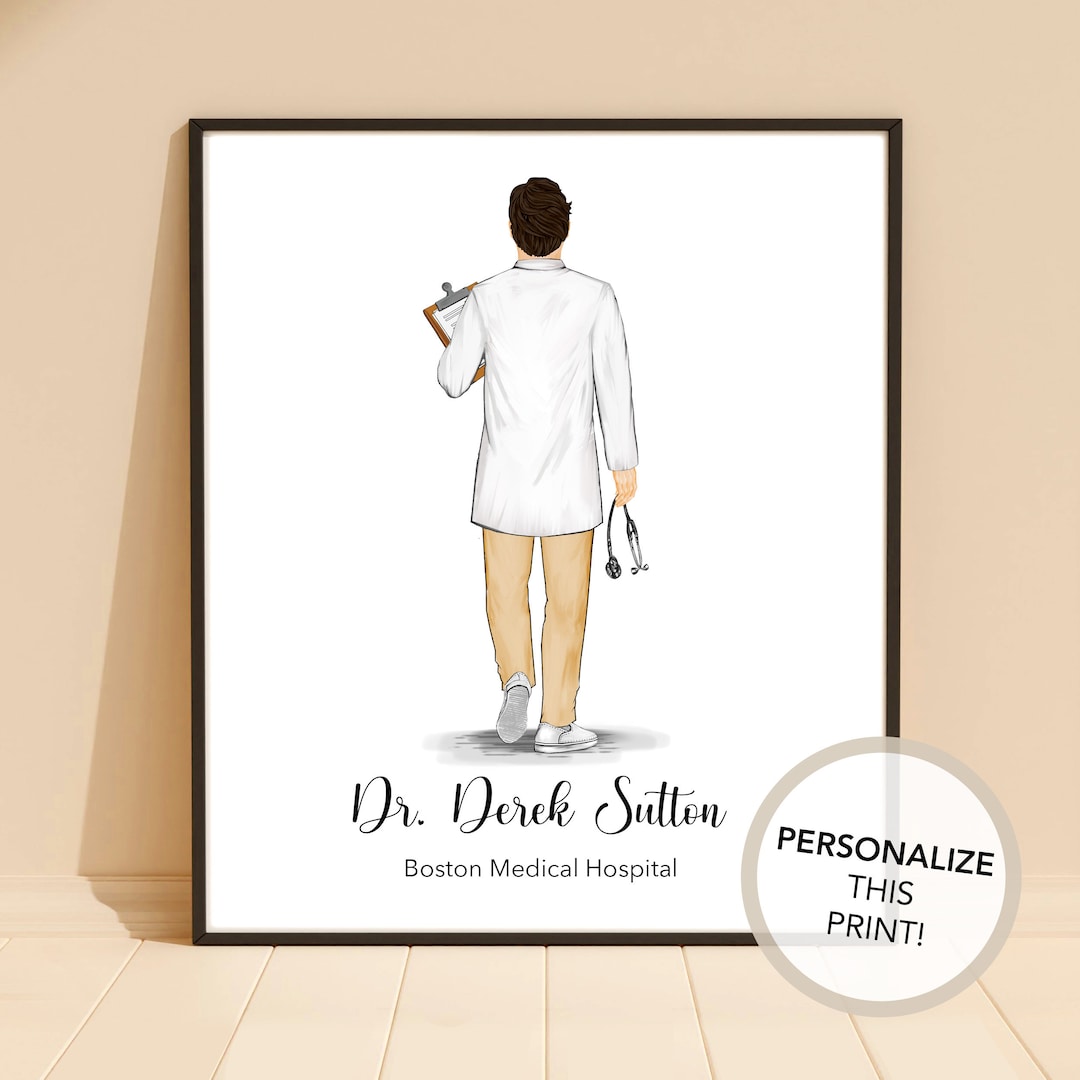 Doctor PHD Degree Graduation Personalized Print | 2025 Graduate Gift ...