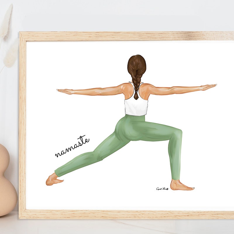 Yoga Print - Etsy