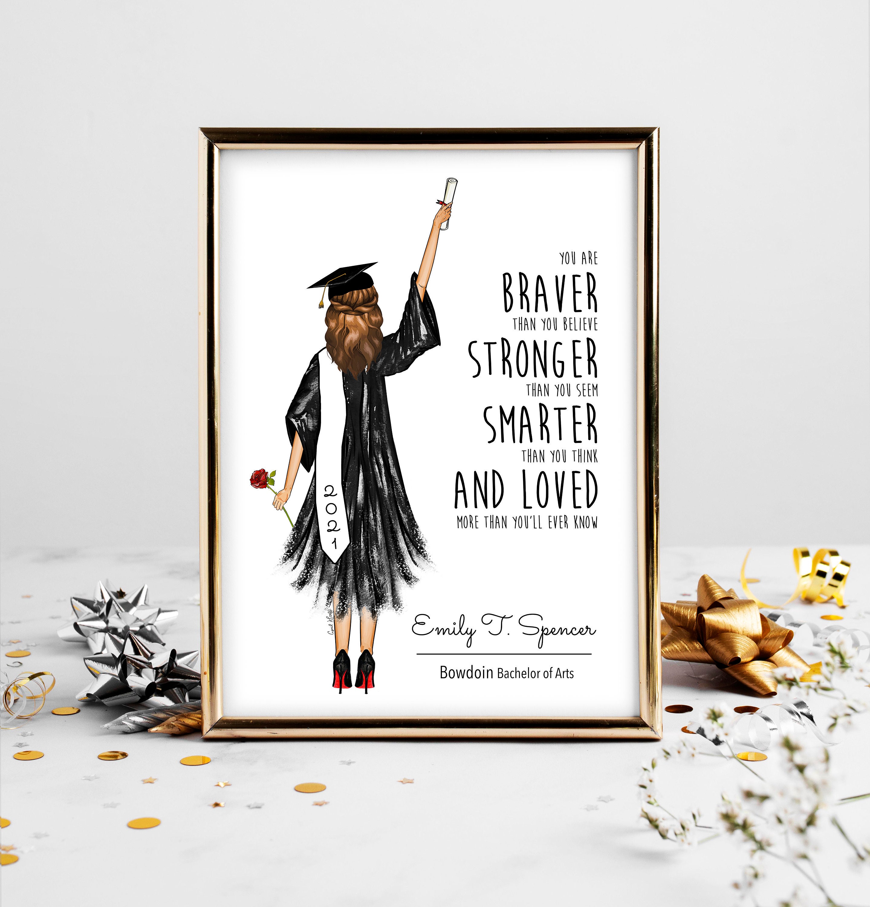 Custom Graduation Personalized Print 2021 Graduation Gift | Etsy