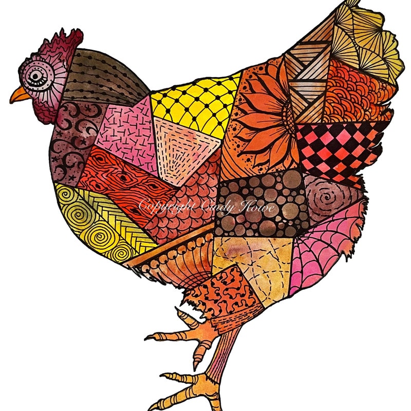 Zentangle Cards - Etsy