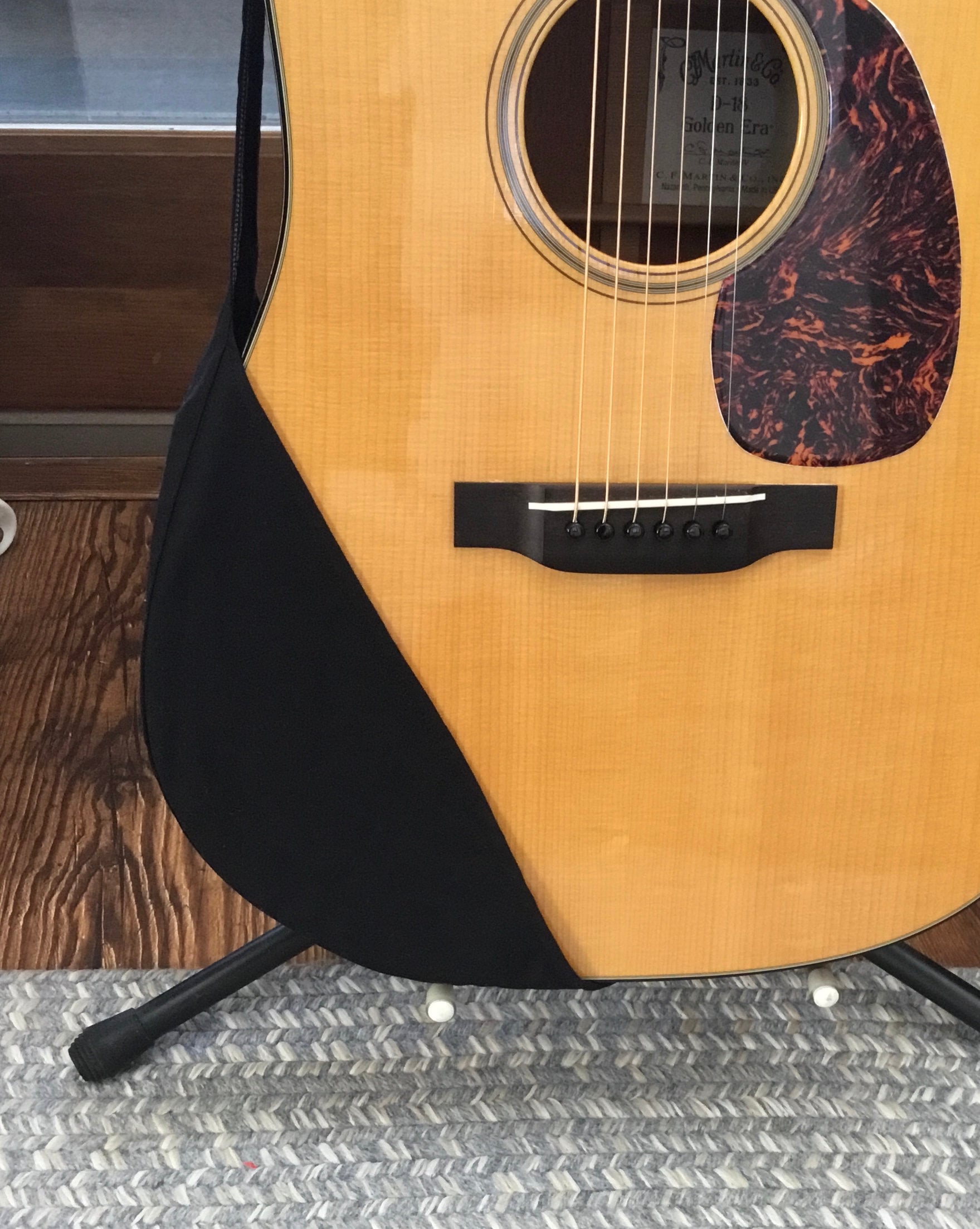 Guitar Ragtop, Guitar Protector, Guitar Cover, Solid Black - Etsy