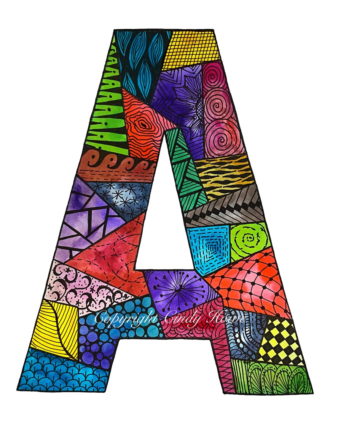 Quilted Letters A Png File Quilting Transparent Png File - Etsy