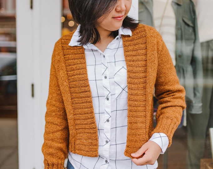 KNITTING PATTERN: Firefly Cardigan - Etsy