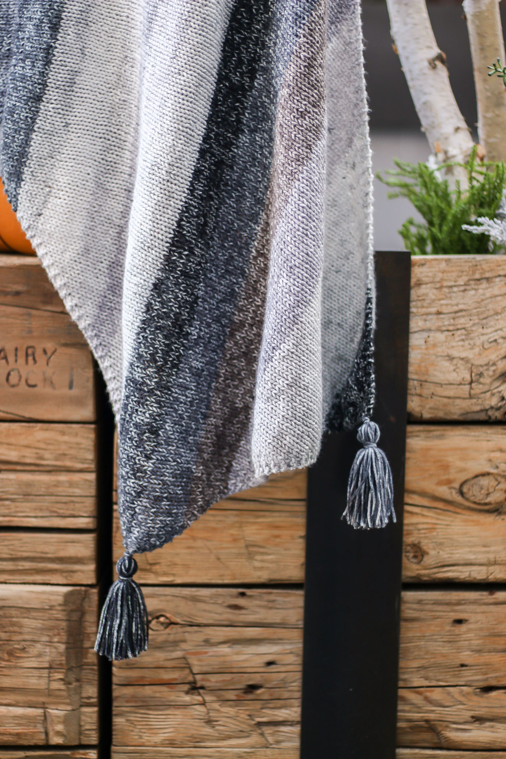 KNITTING PATTERN: Strata Bias Knit Wrap Scarf - Etsy