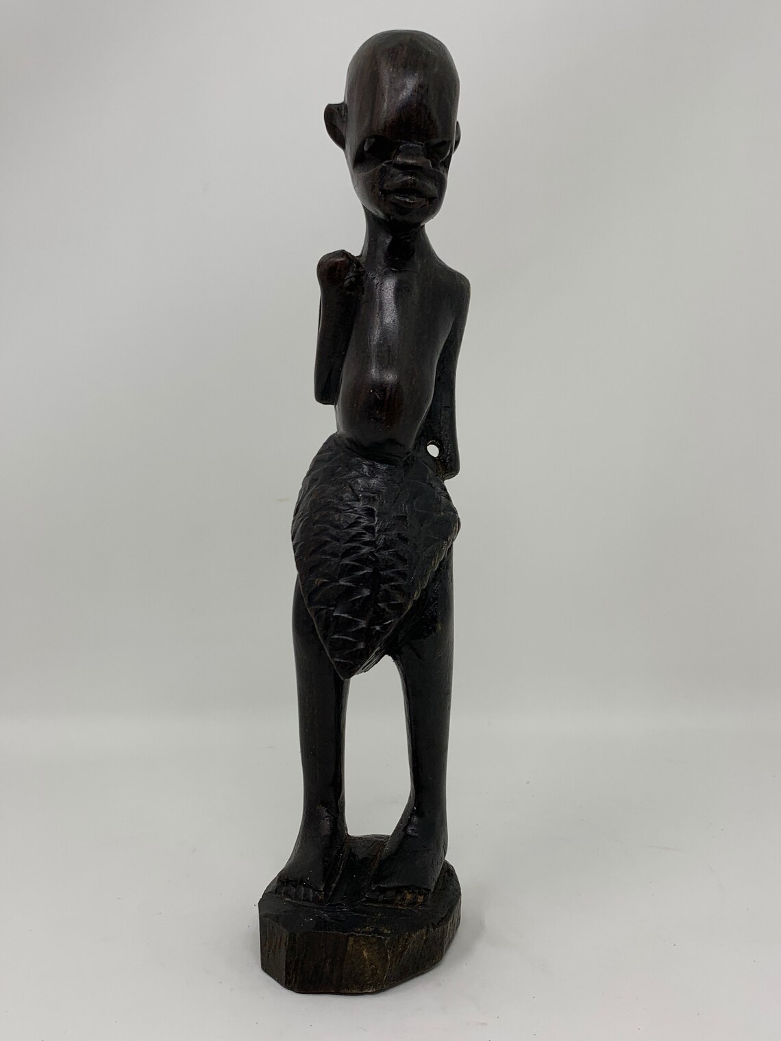 Vintage African Ironwood Sculpture of a Boy - Etsy