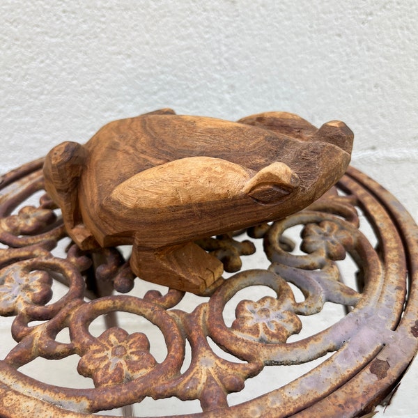 Wooden Frog - Etsy