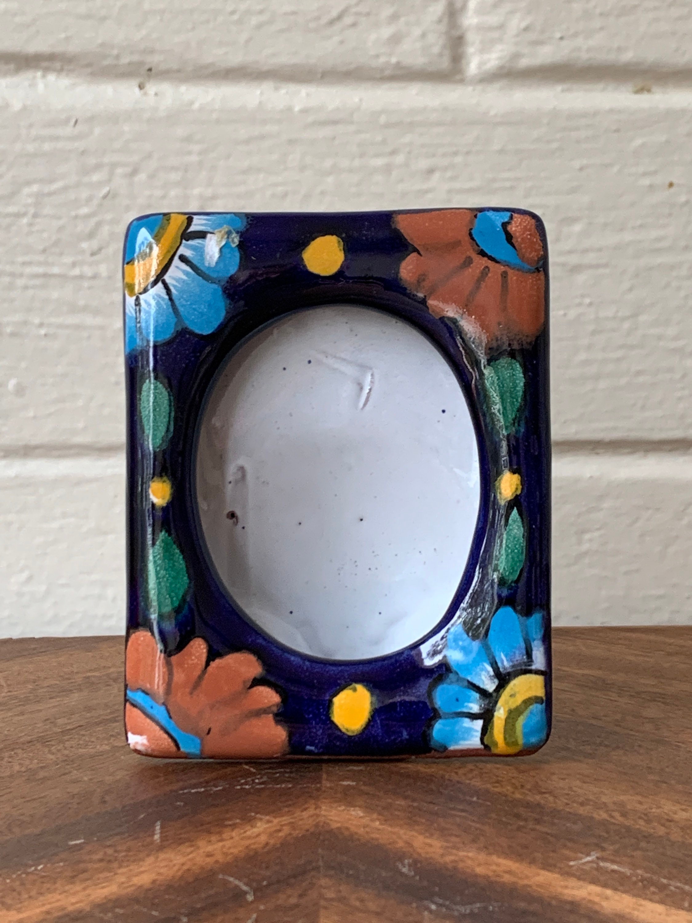Vintage Talavera Picture Frame - Etsy