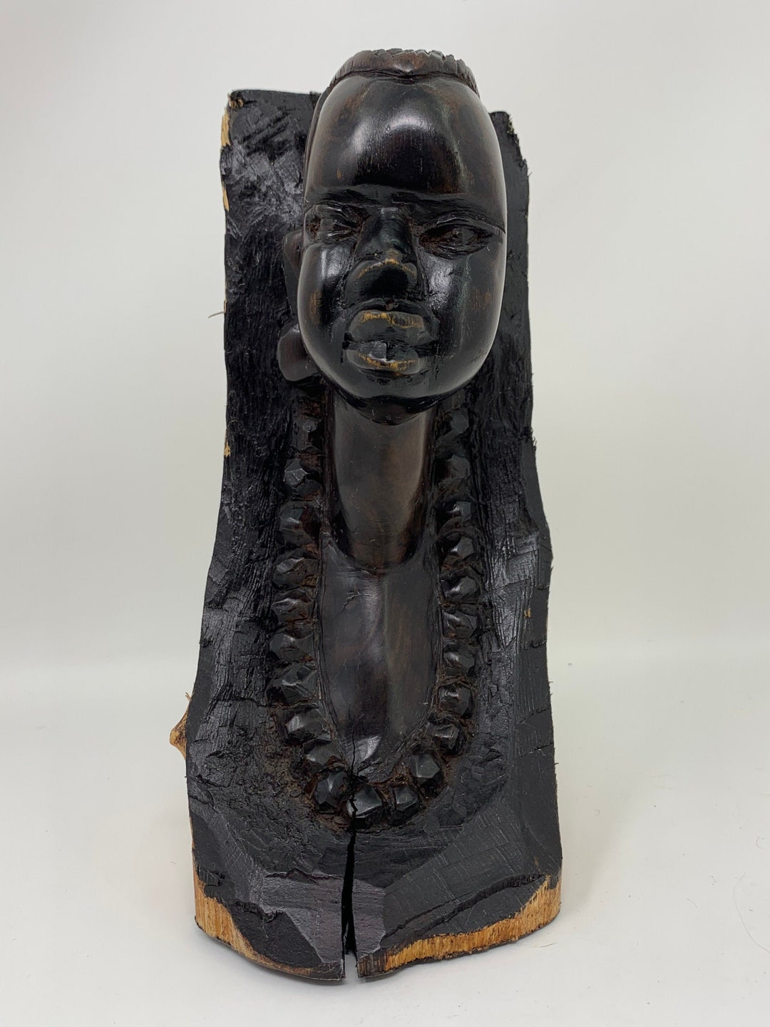 Vintage African Ironwood Sculpture of a Woman - Etsy