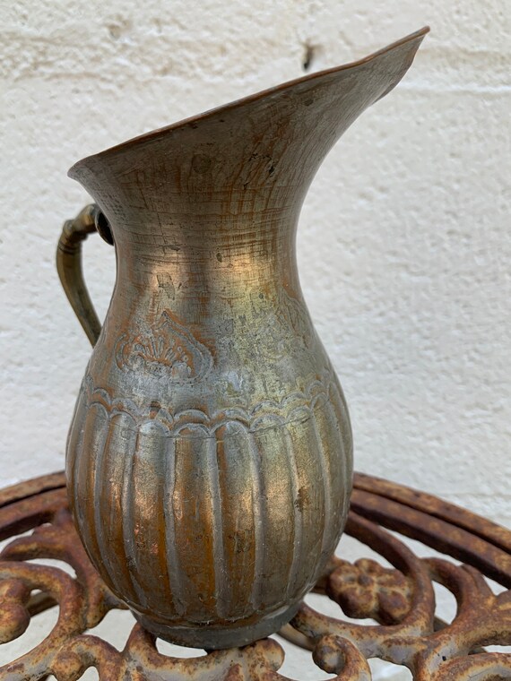 Vintage Copper Creamer - Etsy