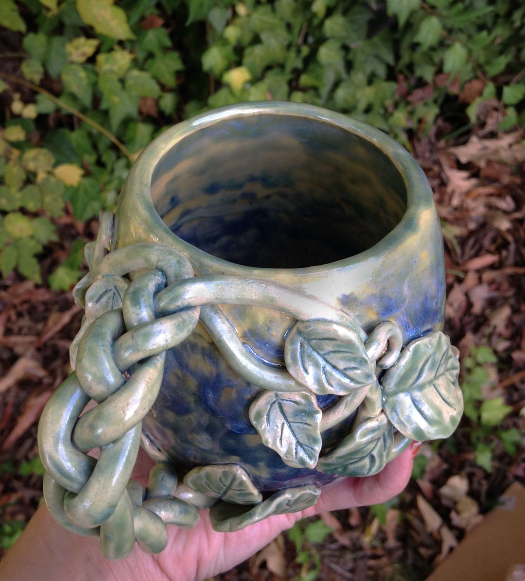 Braided Vine Flora Mug - Etsy