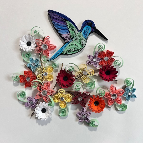 Quilled Hummingbird - Etsy