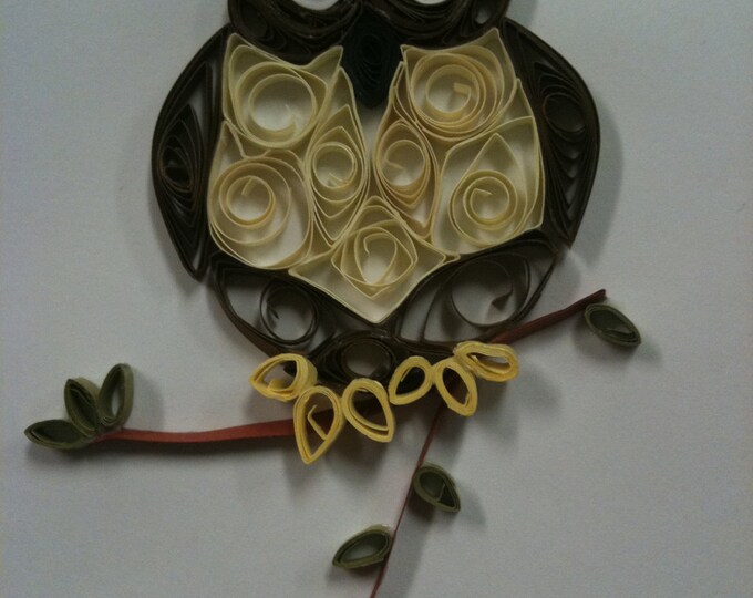 Quilled Owl - Etsy