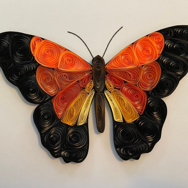 Quilled Butterfly - Etsy