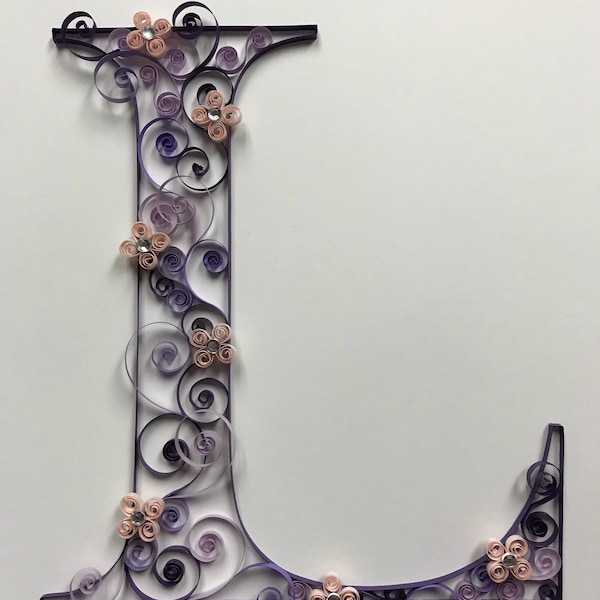 Quilling Initial - Etsy