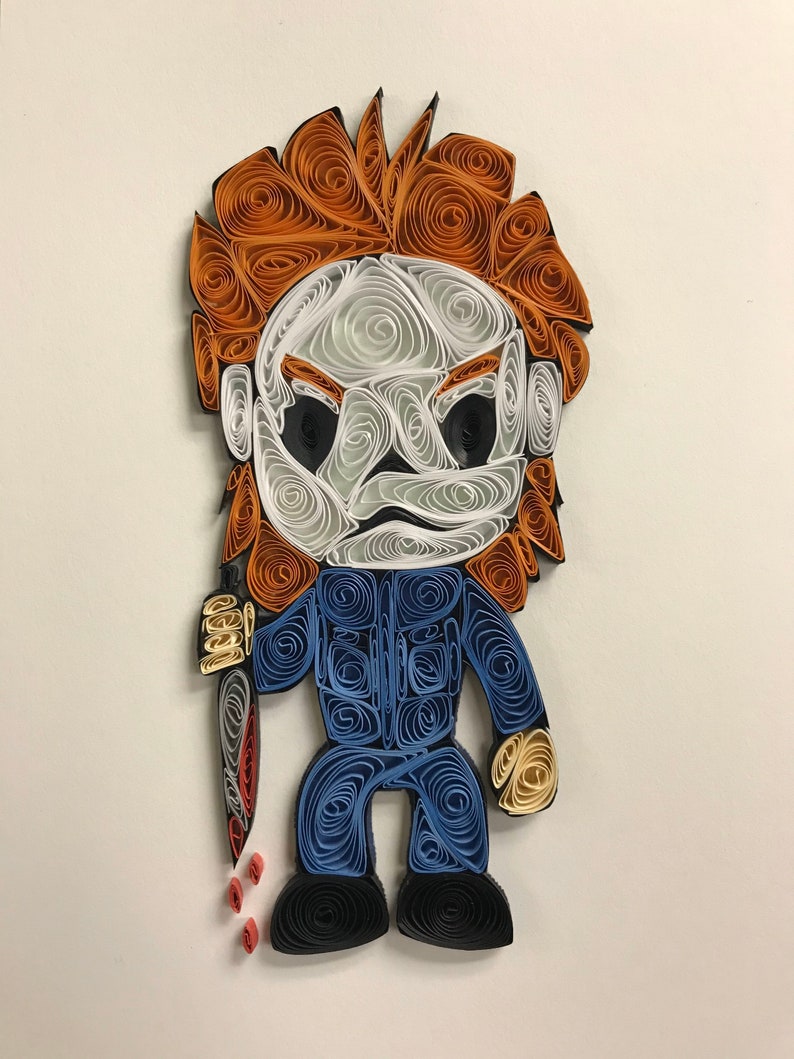 Paper Quilling Art: Horror Characters - Etsy
