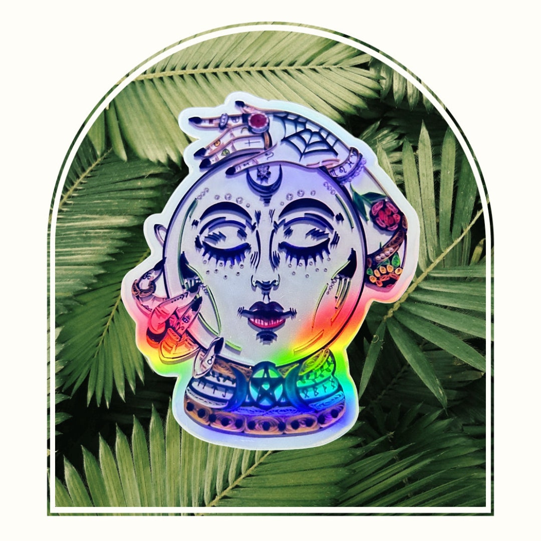 Vinyl Sticker, Crystal Ball, JGA Art - Etsy