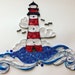 Lighthouse, Sea Scene, Nautical, 11x14 Framed, Quilling, Quilled Art ...