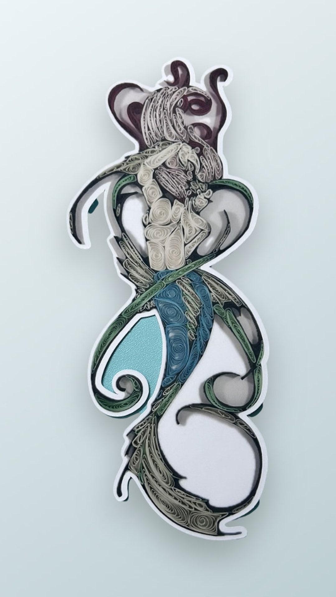 Vinyl Sticker, Water Nymph, JGA Art - Etsy