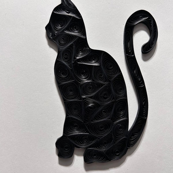 Paper Quilling Cat - Etsy