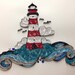 Lighthouse, Sea Scene, Nautical, 11x14 Framed, Quilling, Quilled Art ...