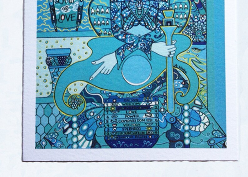 Queen Genie 4.5 X 6.5 Fine Art Print From Acrylic - Etsy