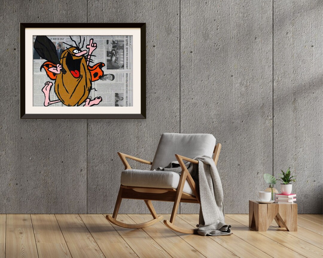 Captain Caveman Inspired Poster Animated Artwork Retro - Etsy