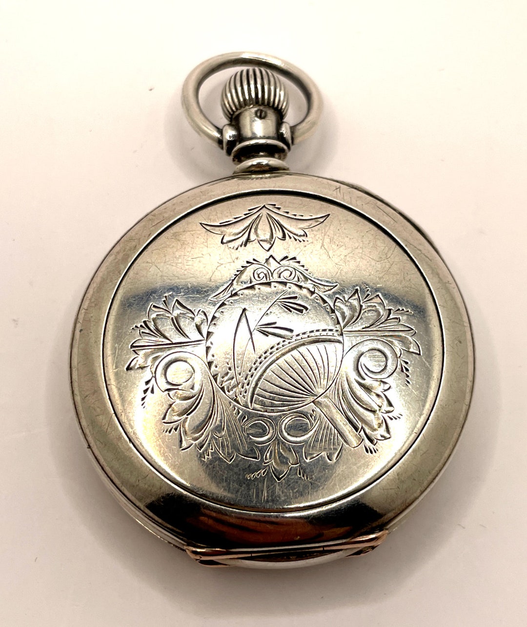 Pocket Watch Casing Rare Waltham Reversible 18s Coin Silver - Etsy