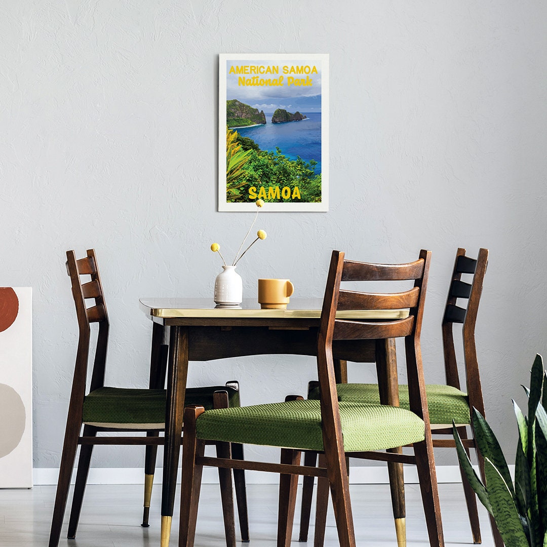 American Samoa National Park Poster – 12x18 Art Print, Pacific Island ...