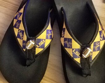 Lsu Flip Flops | Etsy