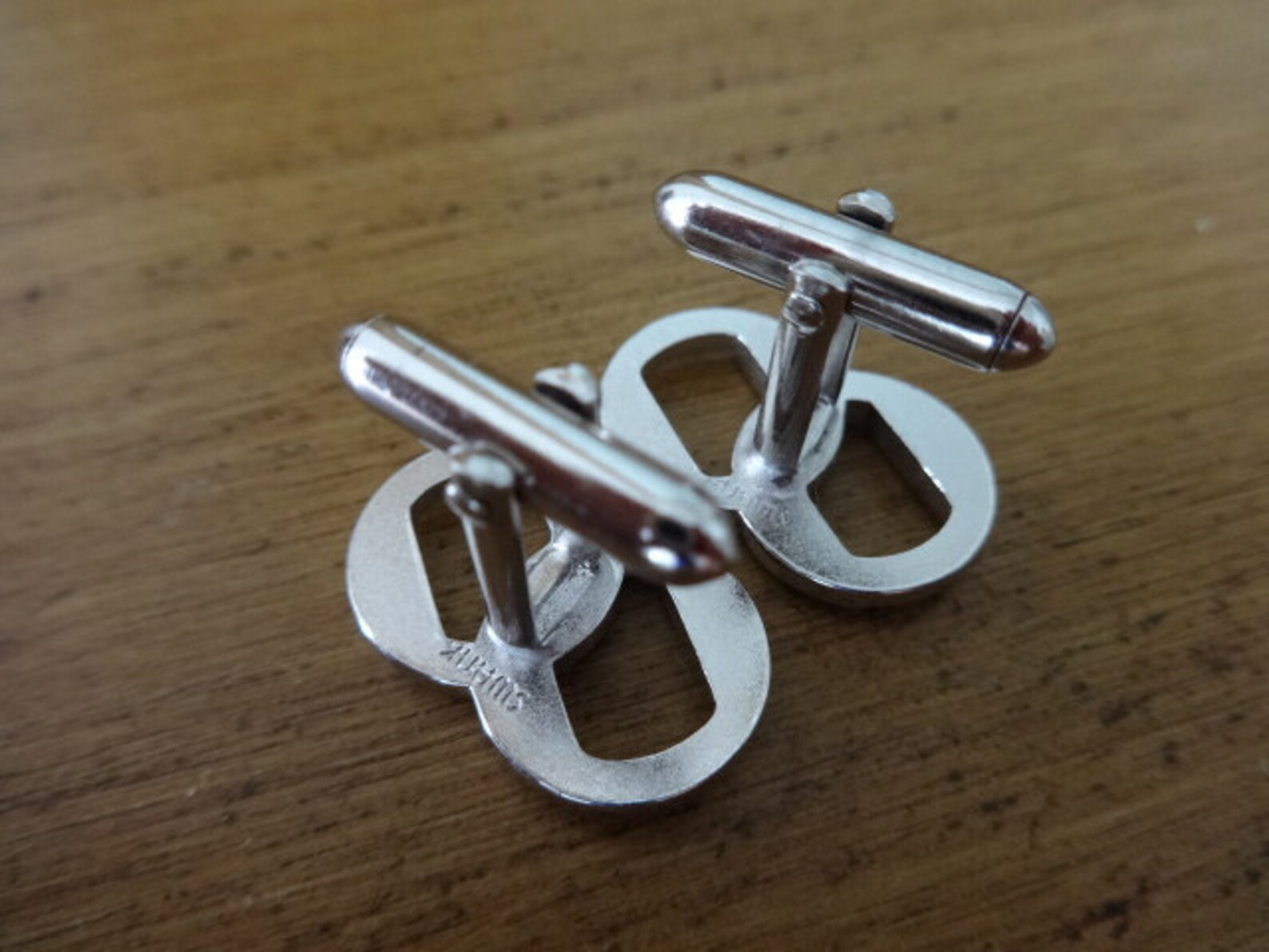 Swank Cufflinks Two Link Chain Vintage Conservative Classy and Clean - Etsy