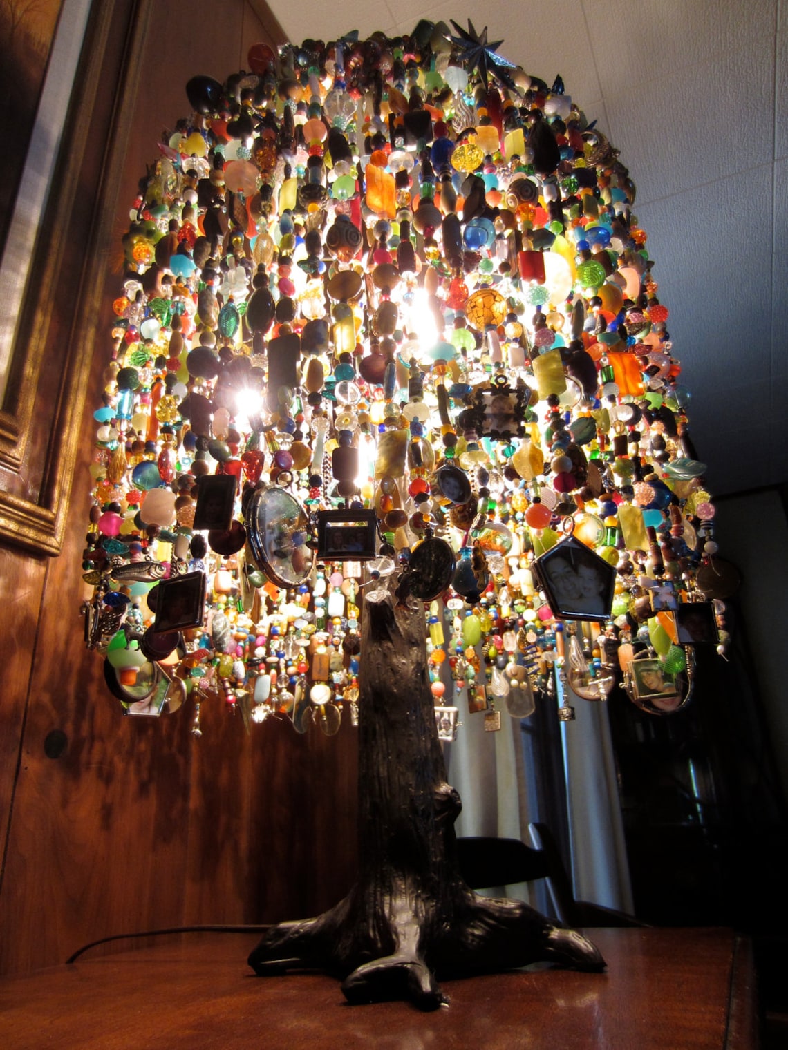 Custom Made Family Tree Lamp & Shade Light Anniversary - Etsy