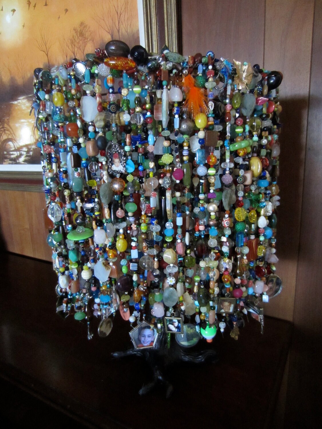 Custom Made Family Tree Lamp & Shade Light Anniversary - Etsy