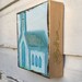 Chapel Painting/church Art/abstract Seaside Chapel Painting/coastal ...